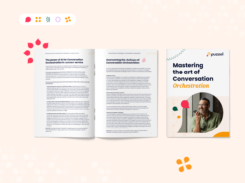 Mastering the art of conversation orchestration eBook | Puzzel Mastering the art of conversation orchestration eBook | Puzzel